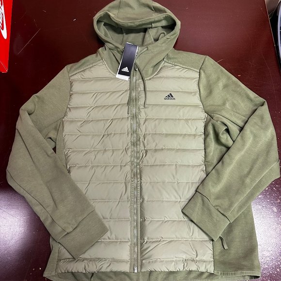 adidas | Jackets & Coats | Adidas Mens Olive Varilite Hybrid Gt999 ...